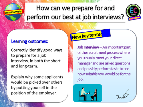 Careers : Job Interviews Preparation | Teaching Resources
