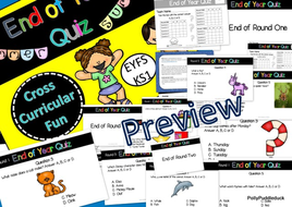 Quiz for End of Year Quiz fun! (EYFS/KS1) | Teaching Resources