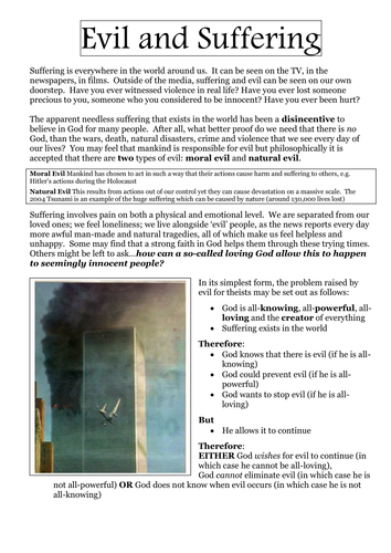 Problem of Evil by - UK Teaching Resources - TES