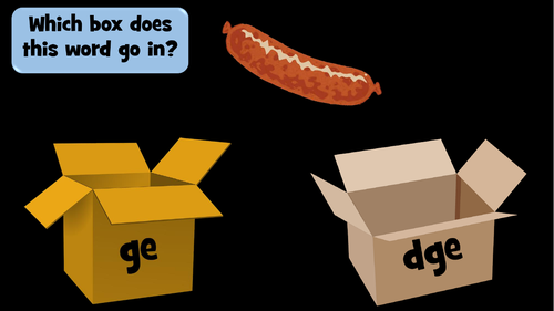 dge ge words (the /dʒ/ sound) PowerPoint Lesson | Teaching Resources