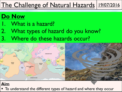 The Challenge of Natural Hazards | Teaching Resources