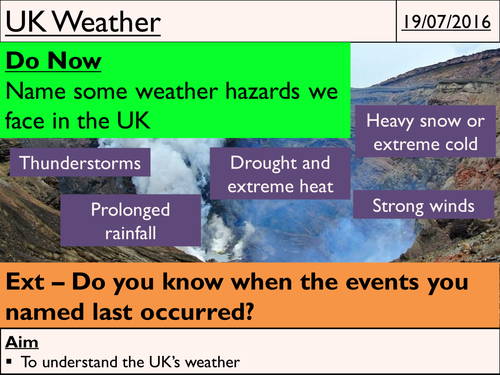The Challenge of Natural Hazards | Teaching Resources