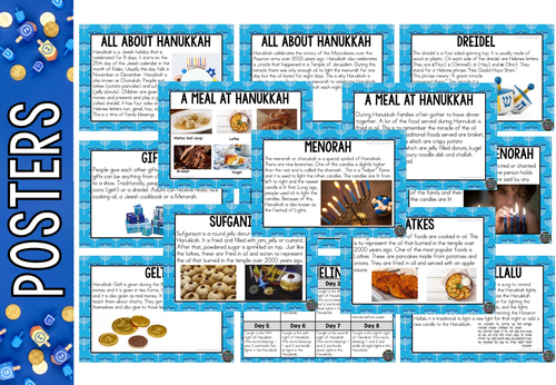 Hanukkah Chanukah Digital and Printable | Teaching Resources