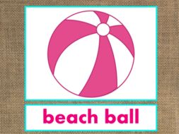 Letter B Alphabet PowerPoint Fun & Colorful Words w/Pictures ...