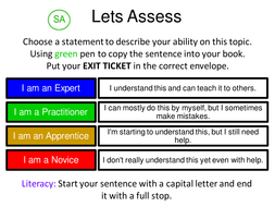 RAGB Exit Ticket Resources by CherryThunder - Teaching Resources - Tes