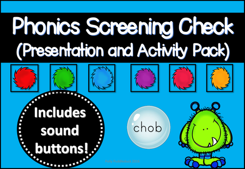 Phonics Screening Check and Activity Revision Pack | Teaching Resources