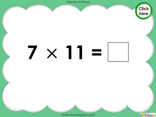 Multiply by Eleven | Teaching Resources