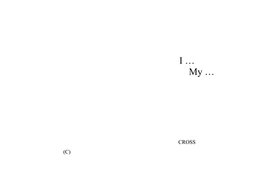 I ... My ... | Teaching Resources