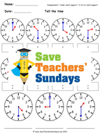 Telling Time in Numbers and Words KS1 Worksheets, Lesson Plans and ...