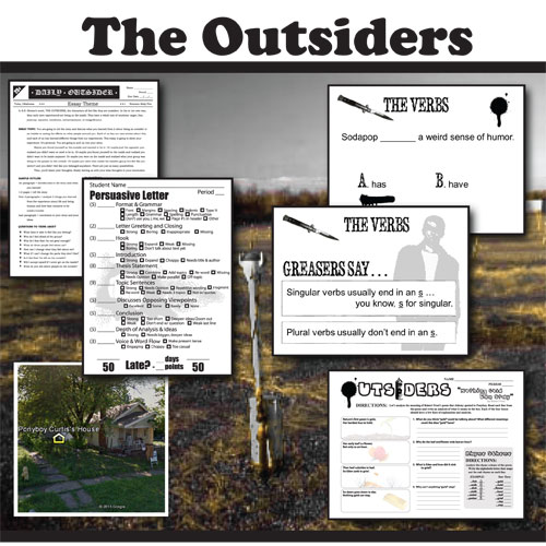 OUTSIDERS Unit Teaching Package (by S.E. Hinton) | Teaching Resources