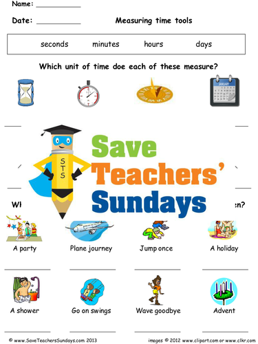 Measuring Time KS1 Worksheets, Lesson Plans, PowerPoint by ...