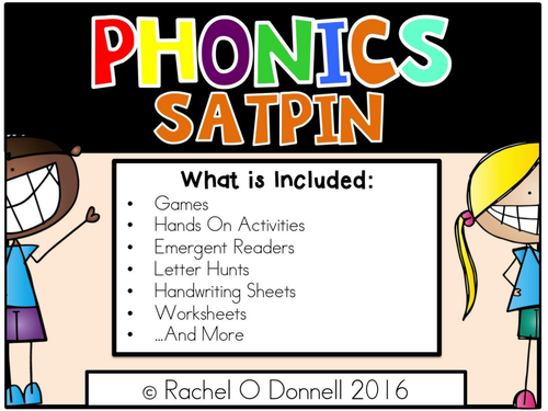 SATPIN Activity Pack by - UK Teaching Resources - TES