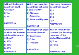 Brazil Board Game- Great for Olympics 2016 Topic or Geography Study ...