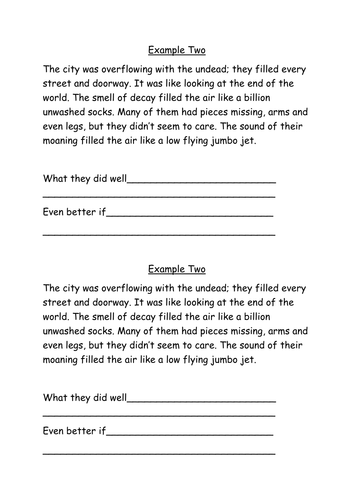 Key Stage 3 Zombie Descriptive Writing "Outstanding Lesson" | Teaching ...