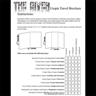 GIVER Utopia Project & Travel Brochure Activity | Teaching Resources