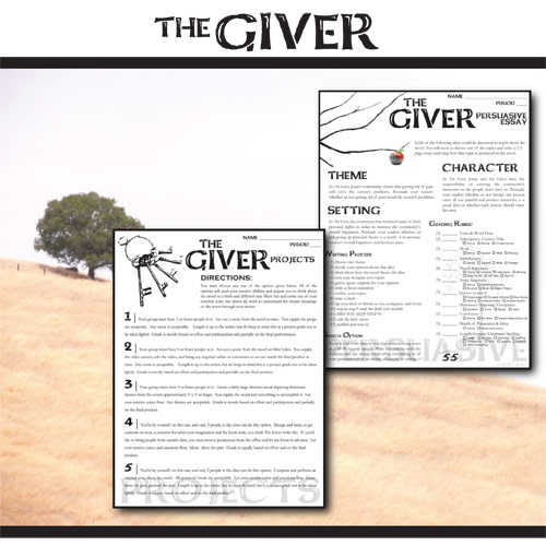 GIVER Unit Teaching Package (by Lois Lowry) | Teaching Resources