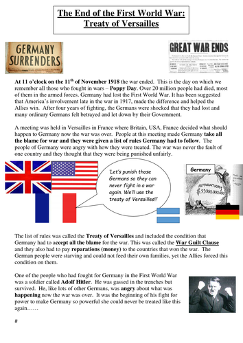 The Treaty of Versailles | Teaching Resources