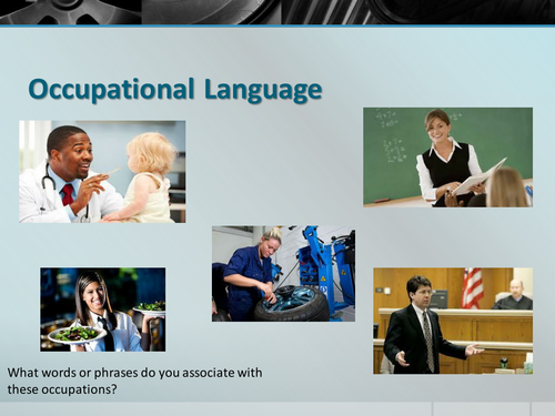 Occupational Language / Language and Occupation by tuliptouch ...