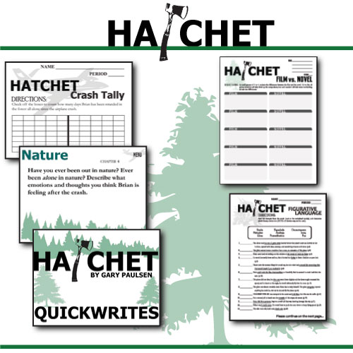 HATCHET Unit Teaching Package (by Gary Paulsen) | Teaching Resources