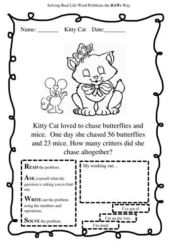 Real Life Maths Word Problems- addition, subtraction and multiplication ...