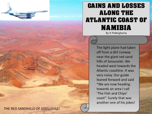 COASTAL DEPOSITION AND DISASTER ALONG THE ATLANTIC COAST OF NAMIBIA ...