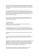 Warning story | Teaching Resources