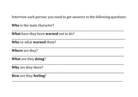 Warning story | Teaching Resources