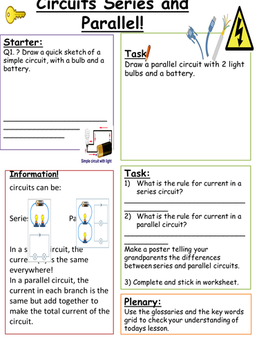 SEN Key Stage 3: Series and Parallel | Teaching Resources SEN Key Stage 3: Series and Parallel | Teaching Resources