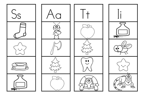 Phonics Clip the Strip | Teaching Resources