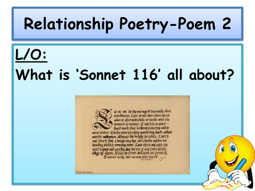 Sonnet 116-metaphors | Teaching Resources