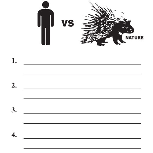HATCHET Conflict Graphic Organizer - 6 Types of Conflict | Teaching ...
