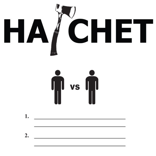 HATCHET Conflict Graphic Organizer - 6 Types of Conflict | Teaching ...