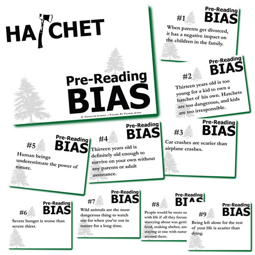 HATCHET PreReading Bias | Teaching Resources