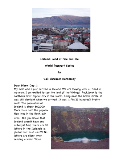 Iceland: A Reading Passage | Teaching Resources