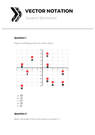 Vector Notation - Complete Lesson | Teaching Resources
