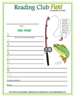 Summer Camping Reading Log and Certificate Set | Teaching Resources