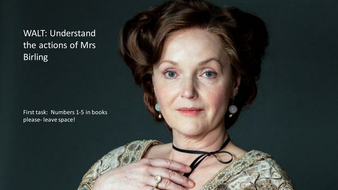 PPT to explore and revise language of Mrs Birling in An Inspector Calls ...