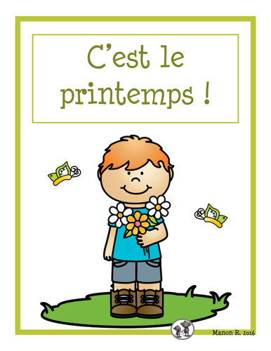 C'est le printemps! (Spring for Emergent Readers) | Teaching Resources