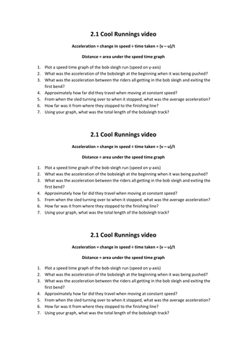 IB Physics Topic 2: Mechanics | Teaching Resources