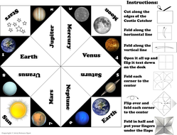 Planets Cootie Catchers | Teaching Resources