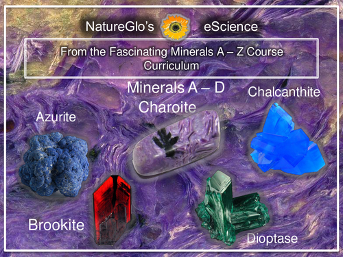 FREE SAMPLE! Rocks & Minerals A - Z Series: Minerals A - D Unit Study ...