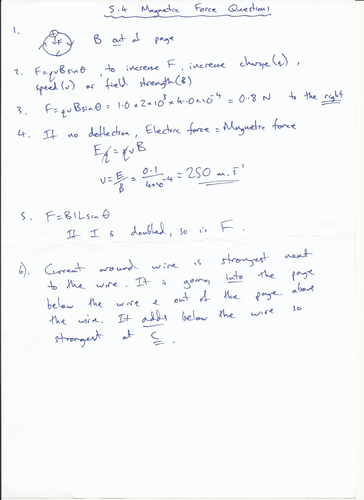 IB Physics Topic 5: Electricity and Magnetism | Teaching Resources