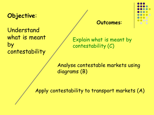 Contestability and Concentration Ratios | Teaching Resources