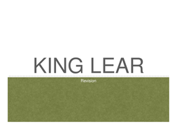 King Lear Revision Presentation | Teaching Resources