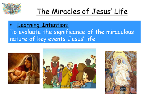 The Miracles of Jesus' Life | Teaching Resources
