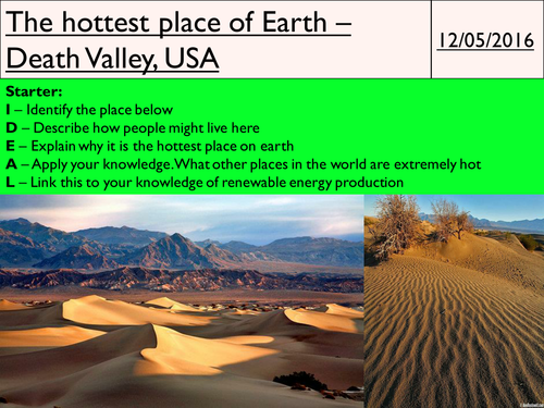 Extreme Environments | Teaching Resources