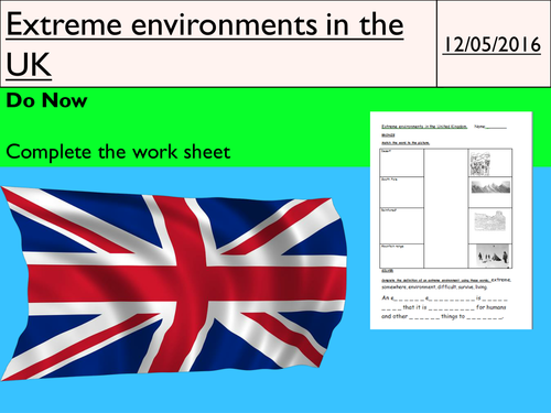 Extreme Environments by - UK Teaching Resources - TES