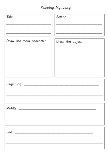 Story Writing - Planning your story | Teaching Resources