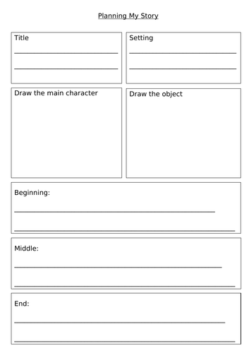 Story Writing - Planning your story | Teaching Resources