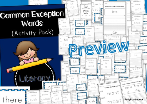 Common Exception Words (KS1) | Teaching Resources